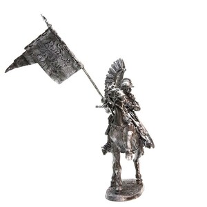Tin Metal Figure Poland. Winged Hussar 17c 1/32 Scale - Etsy