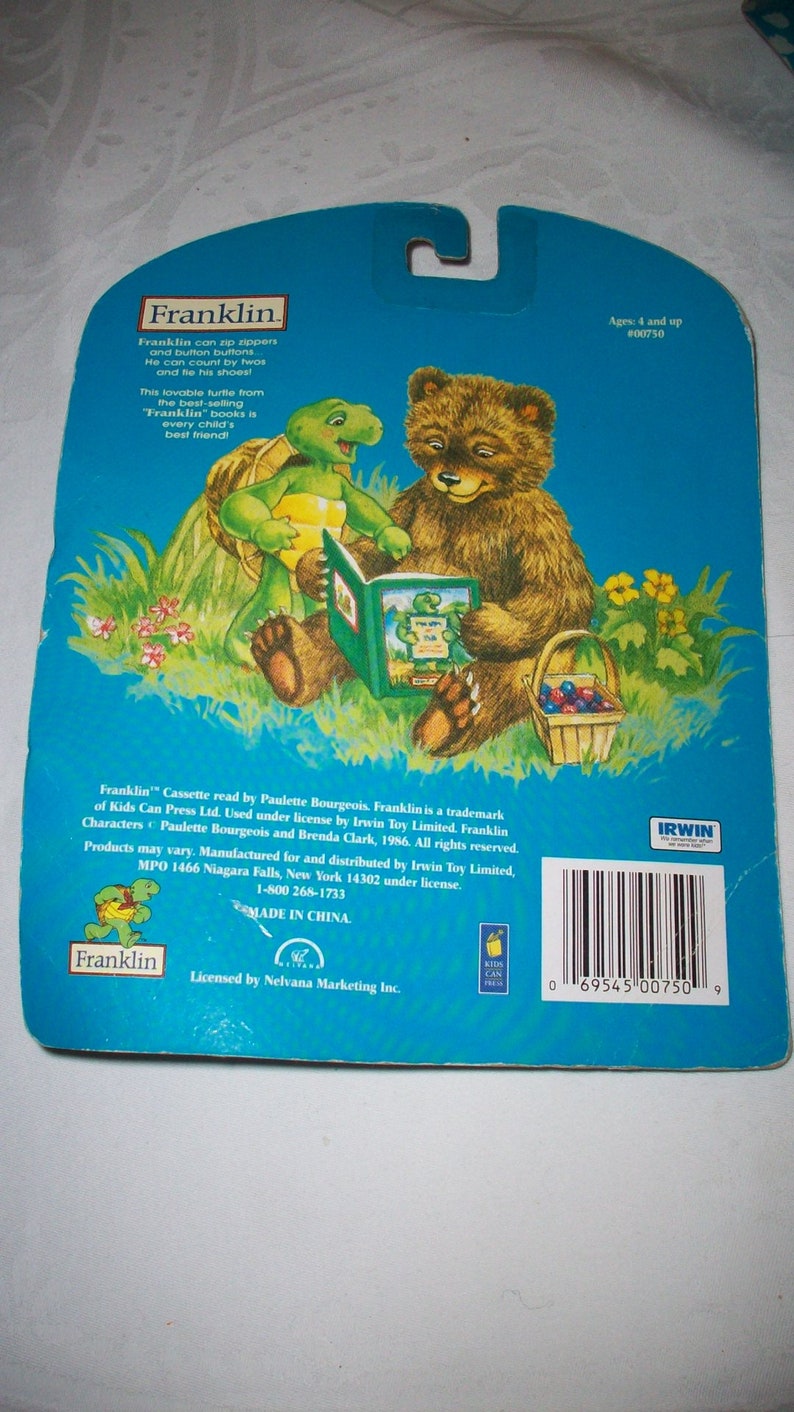 80s Franklin the Turtle Cassettes and Toy Figures Irwin Toy - Etsy