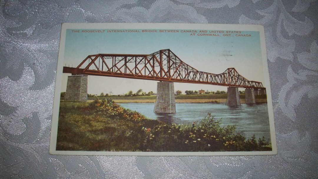 30s the Roosevelt International Bridge Between Canada and United States ...