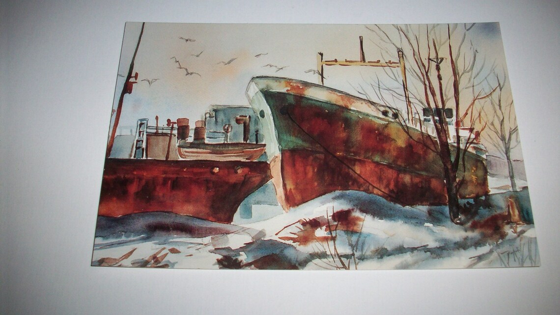 80s Port Colborne Welland Canal Ships Great Lakes Shipping Scrap Boats ...
