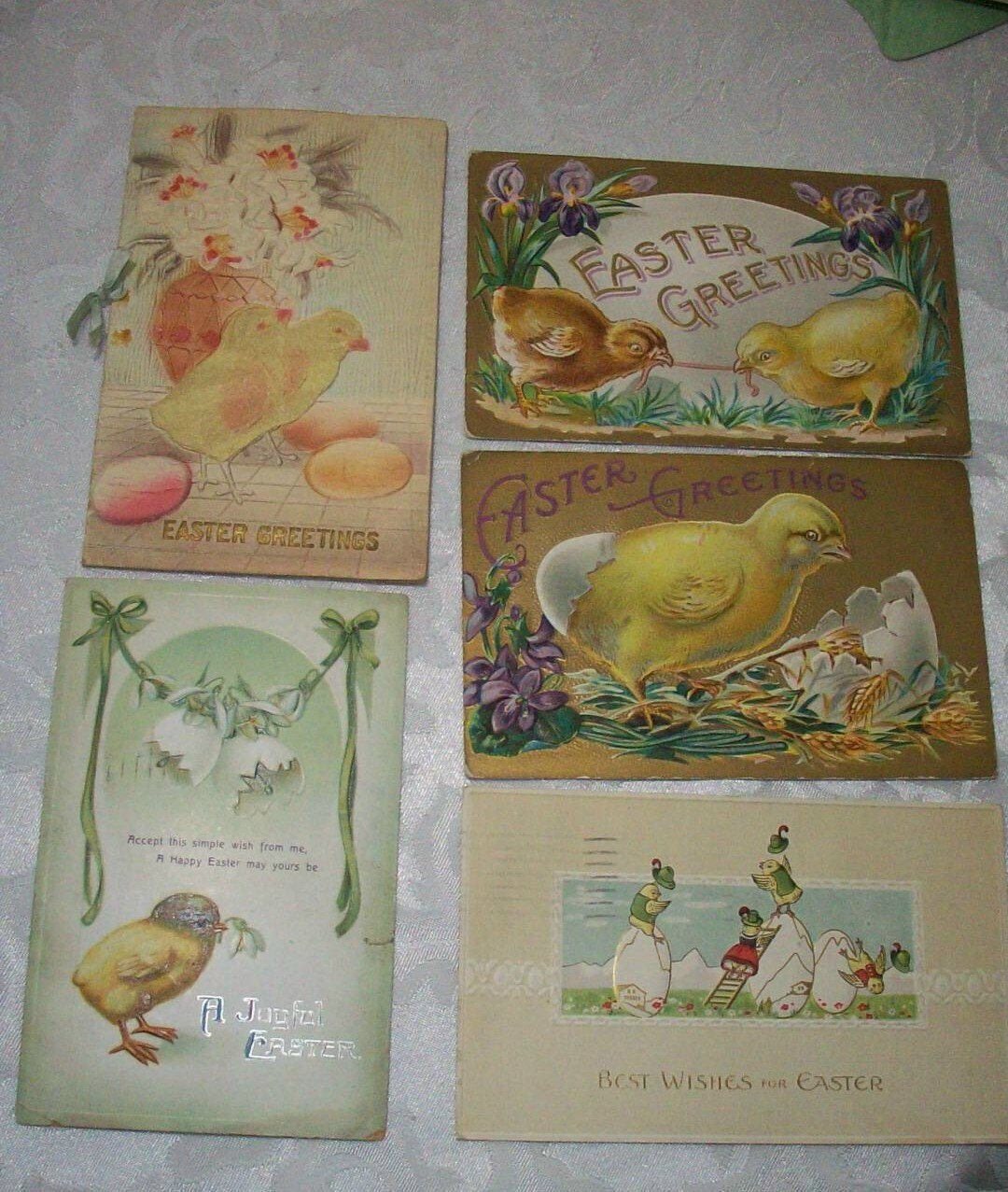1910s Antique Easter Postcards Lot of 5 Easter Chicks Greeting Cards - Etsy