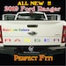 Tailgate Insert Letter Decals for 2019 Ford Ranger Truck Custom Rainbow ...