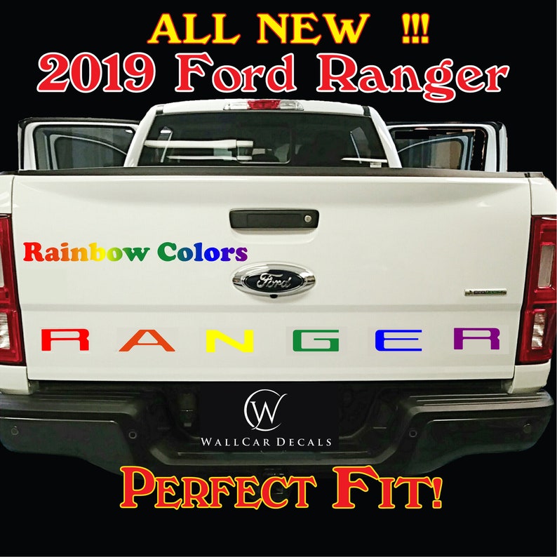 Tailgate Insert Letter Decals for 2019 Ford Ranger Truck - Etsy