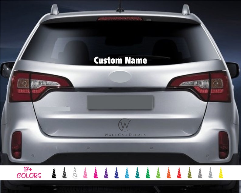 Custom Name Vinyl Decal Personalized Car Window Windshield - Etsy
