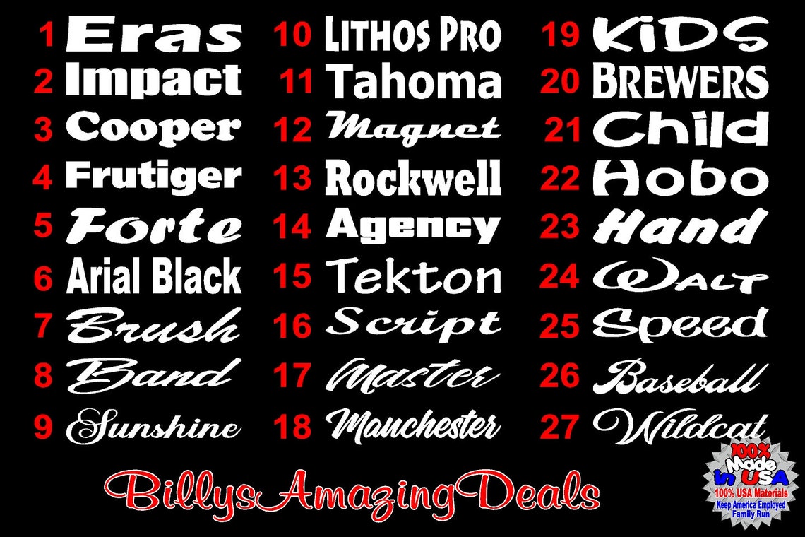 Custom Windshield Decal Personalized Letters Numbers Car - Etsy