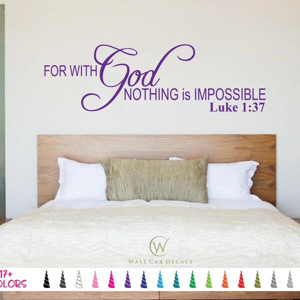 Scripture Wall Decal - Etsy