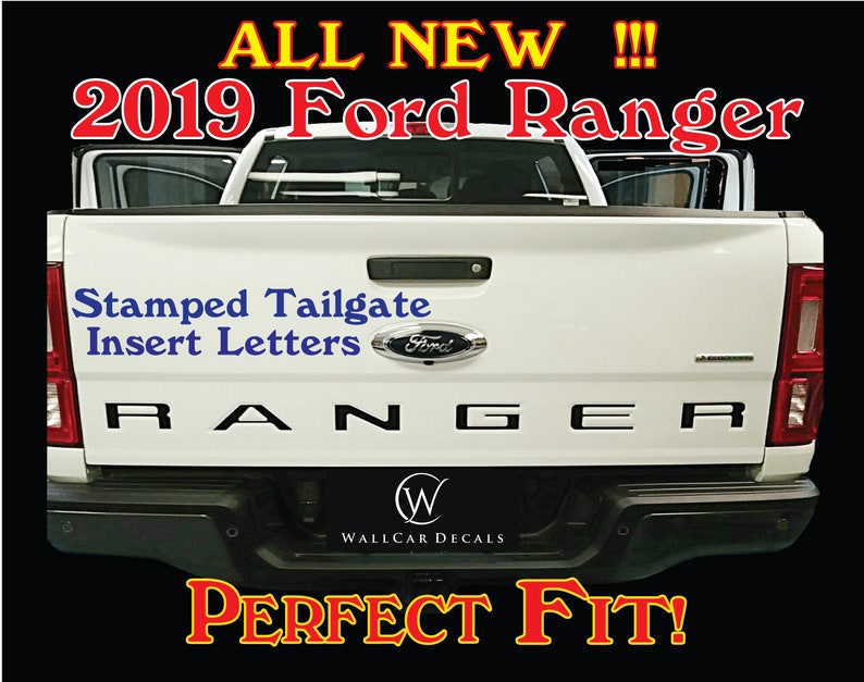Tailgate Insert Letter Decals for 2019 Ford Ranger Truck - Etsy