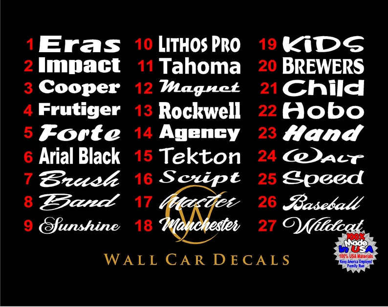 Custom Name Vinyl Decal Personalized Car Window Windshield - Etsy