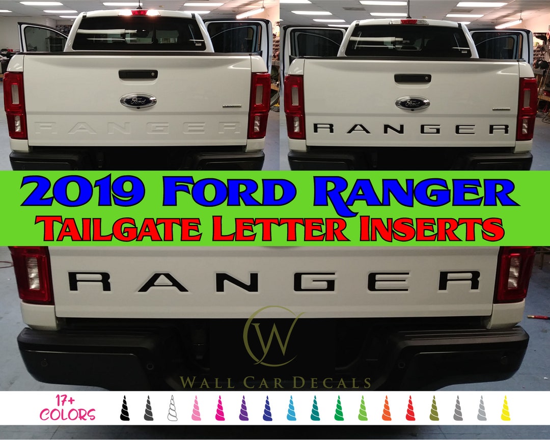Tailgate Insert Letter Decals for 2019 Ford Ranger Truck - Etsy