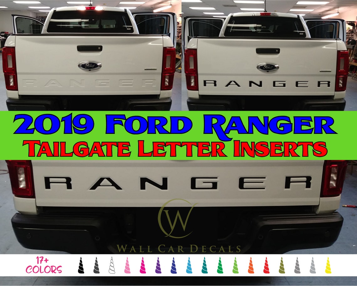 Tailgate Insert Letter Decals for 2019 Ford Ranger Truck | Etsy