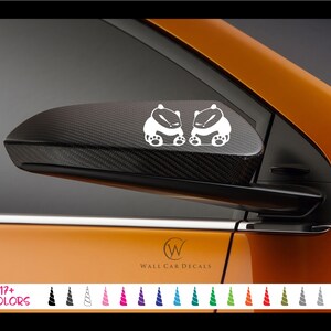 2 Panda Vinyl Decal 17 Colors - Multiple Size Choice - Custom Sticker ...