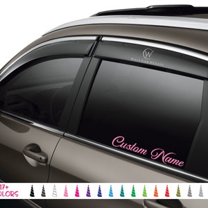 Custom Name Vinyl Decal Personalized Car Window Windshield Text Sticker ...