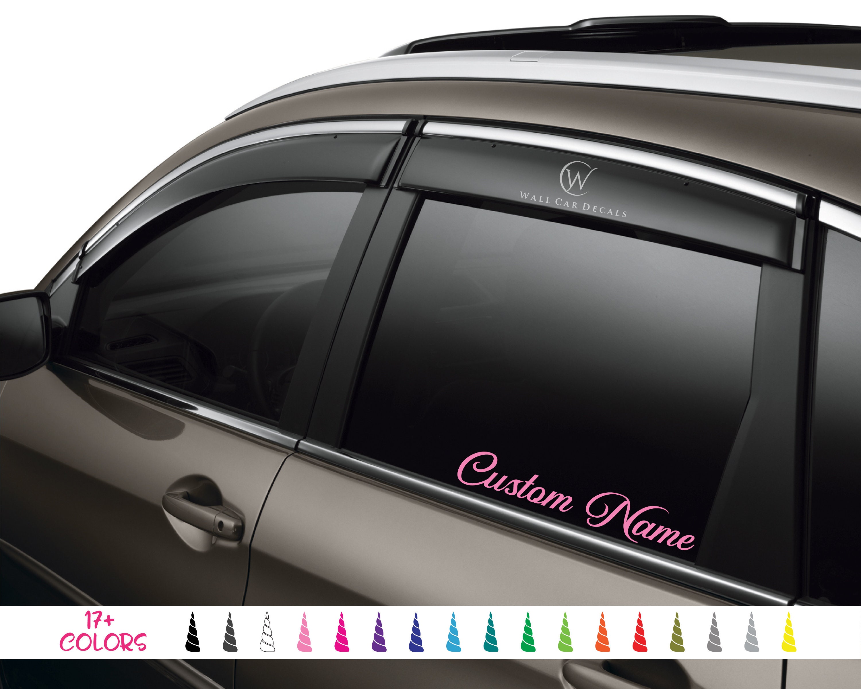 Custom Name Vinyl Decal Personalized Car Window Windshield | Etsy