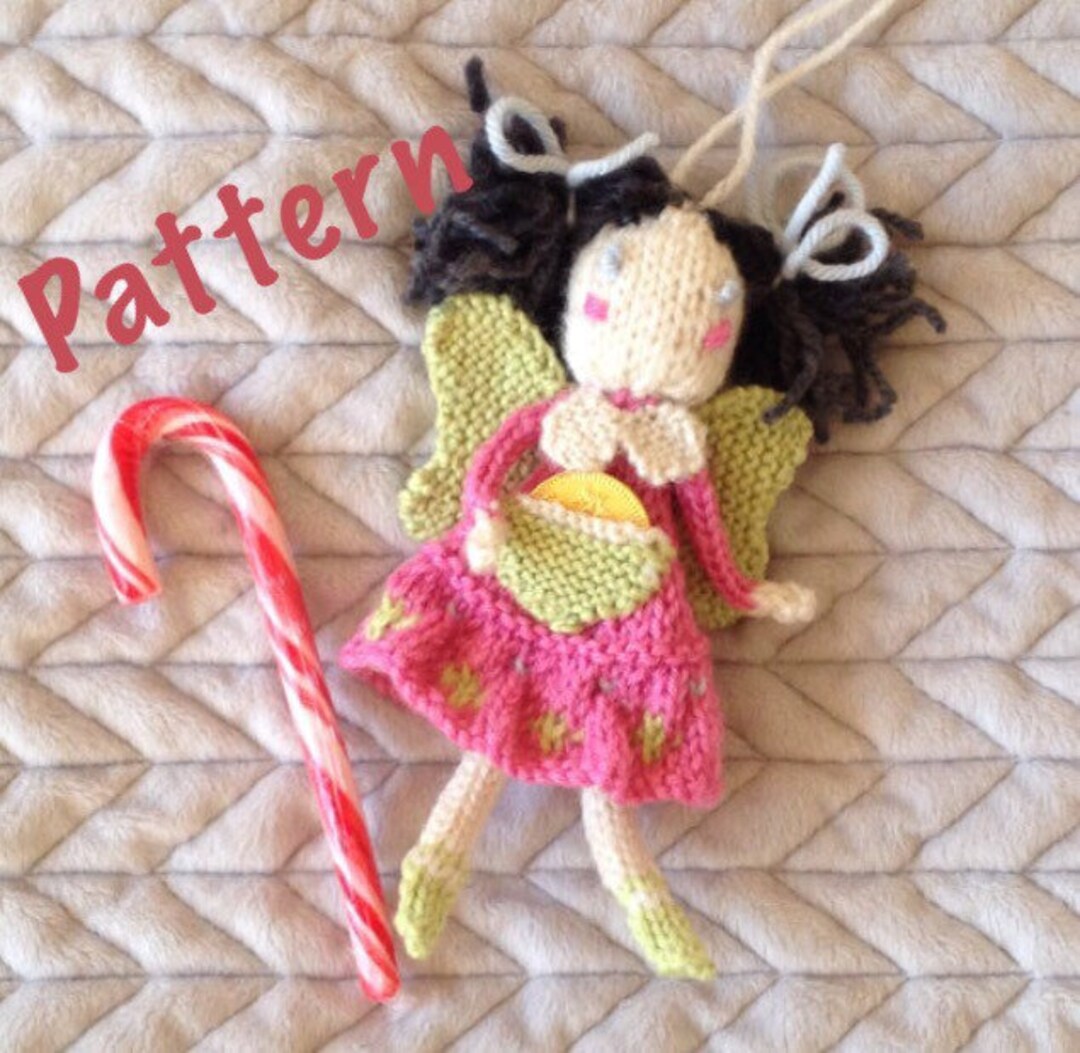 Doll Pattern Knitting Pattern Tooth Fairy PDF Christmas - Etsy