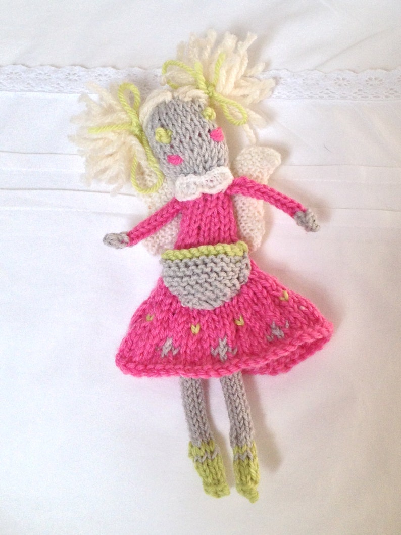 Doll Pattern Knitting Pattern Tooth Fairy PDF Christmas - Etsy