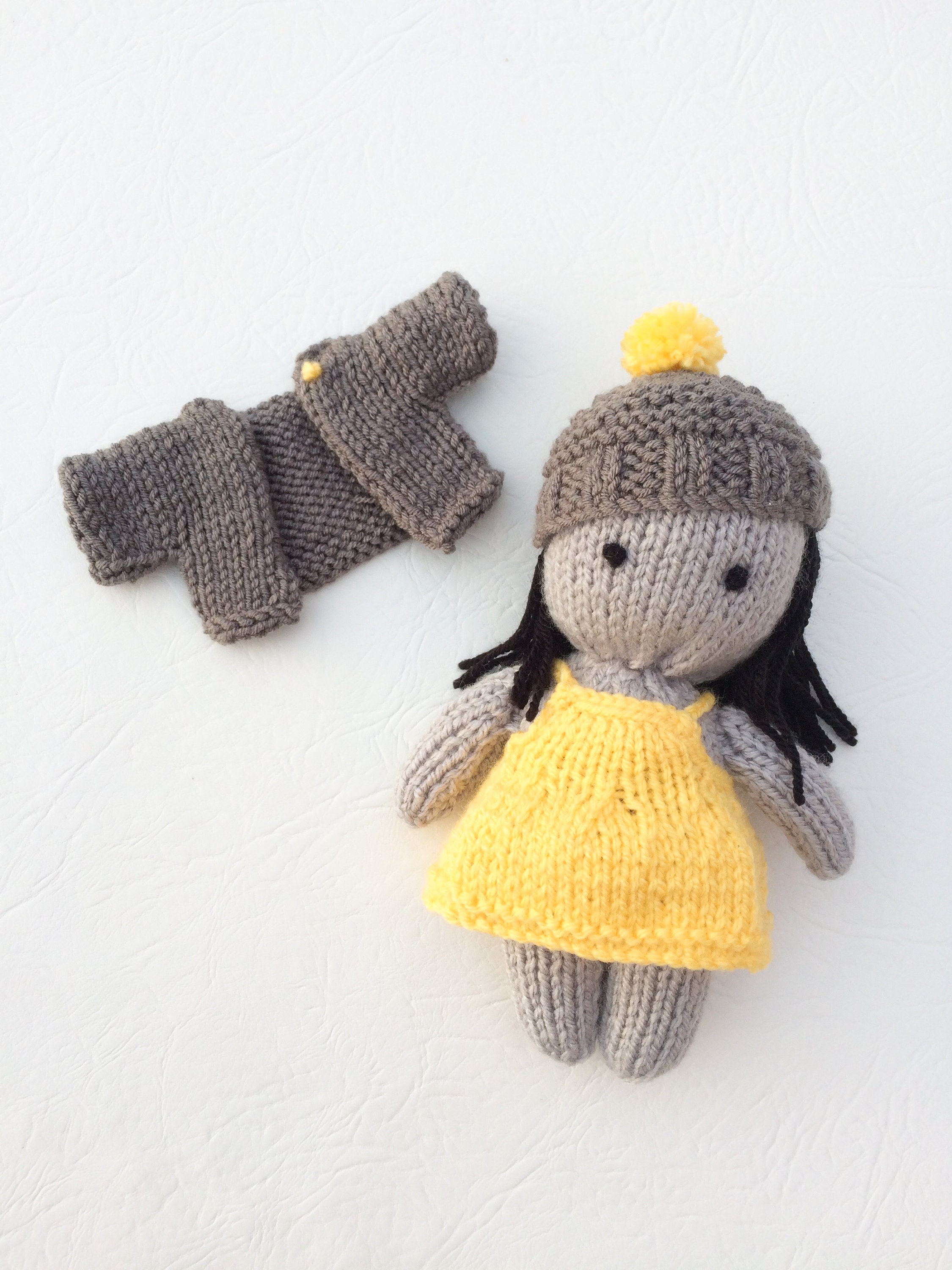 Amigurumi pattern mini doll knitted doll pattern tiny baby | Etsy