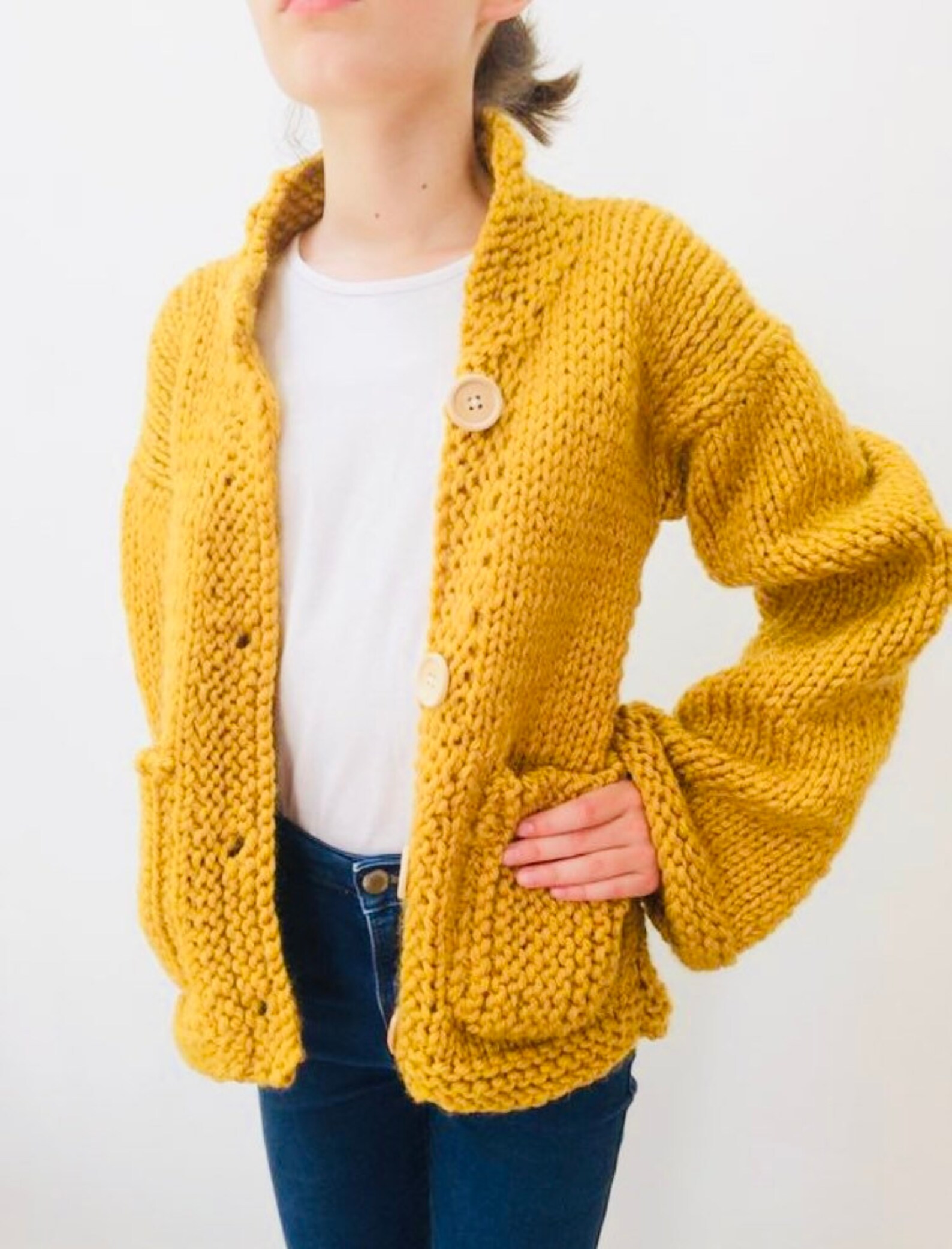Chunky Cardigan Pattern Sweater Pattern Knit Cardigan - Etsy