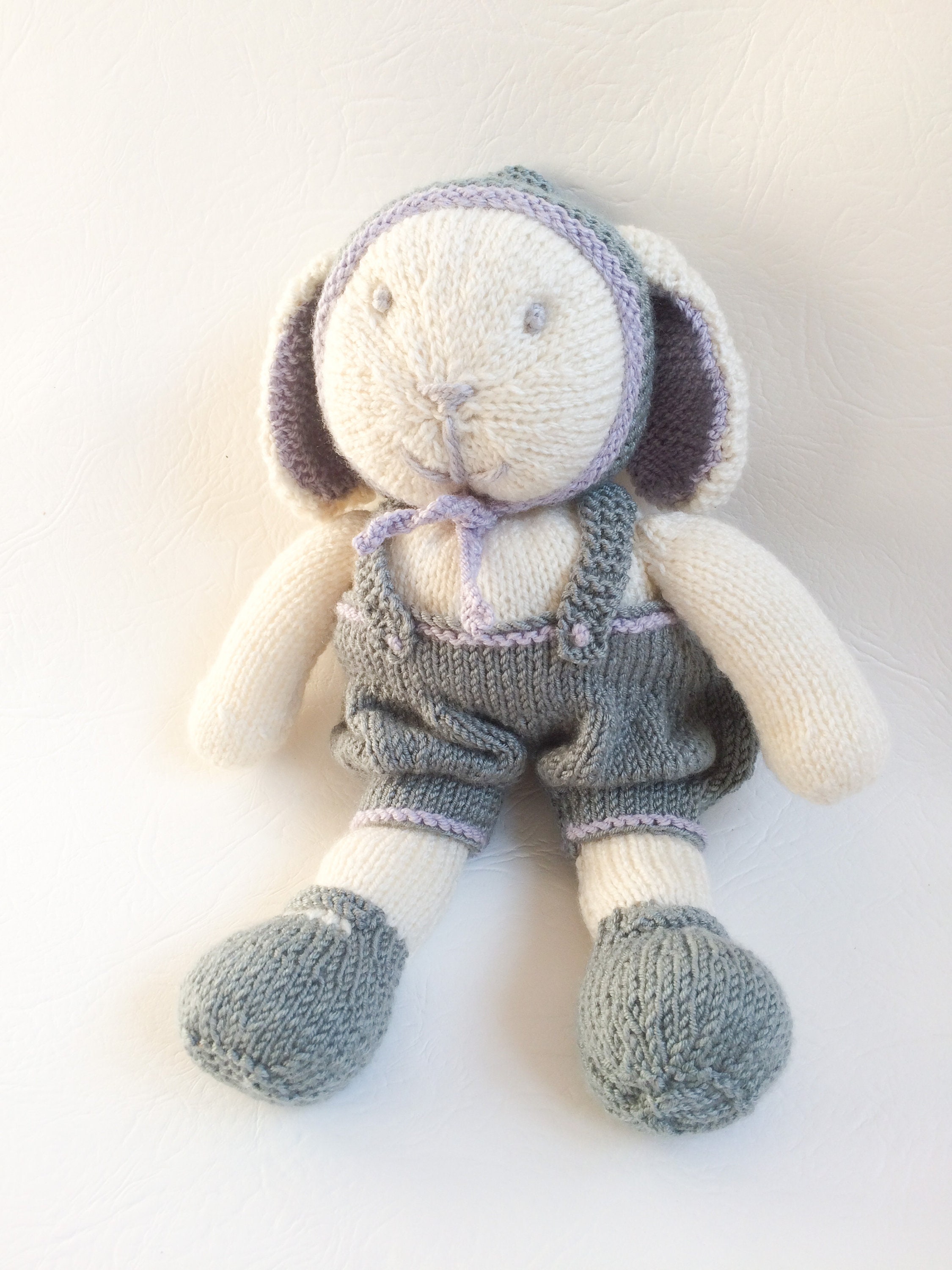 Toy Knitting Pattern Bunny Rabbit Knitting Pattern Softies | Etsy