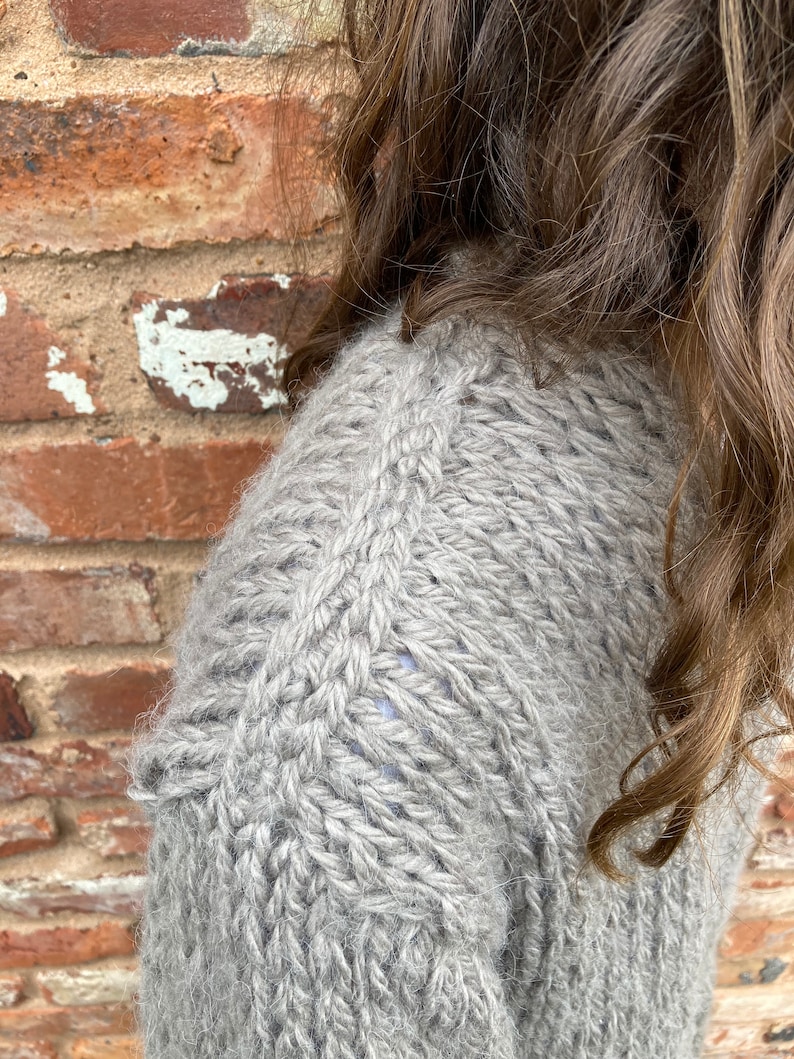 Long Chunky Cardi Knitting Pattern Instant Download Big Sizes - Etsy