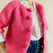 Chunky Knit Jacket Pattern Instant Download, Hand Knitted Cardigan Easy ...