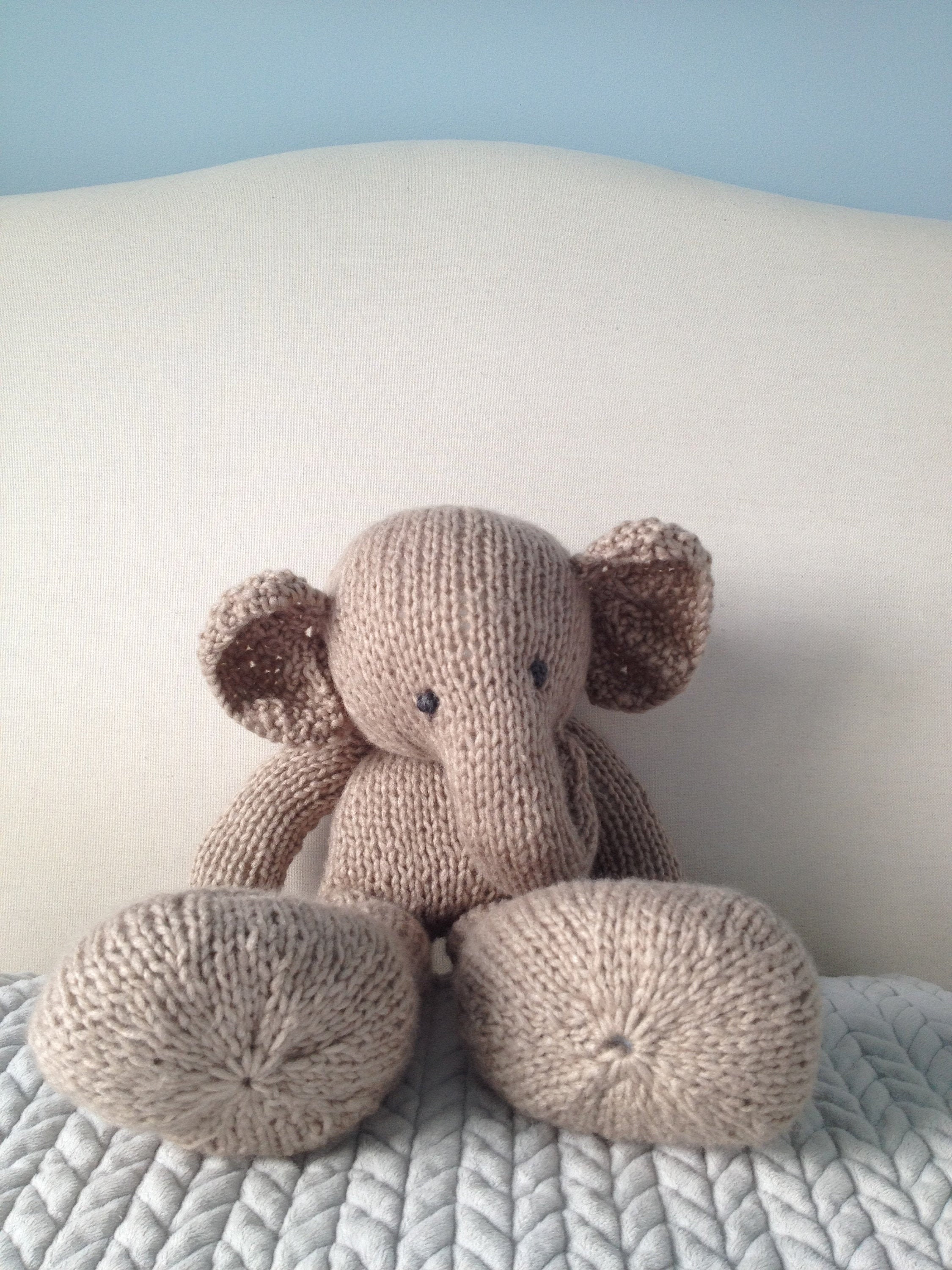 Stuffed Animals & Plushies Toys Toys & Games Knitted Toys Doll Handmade ...