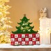 Christmas Tree Countdown Calendar, Christmas Advent Calendar, Wooden ...