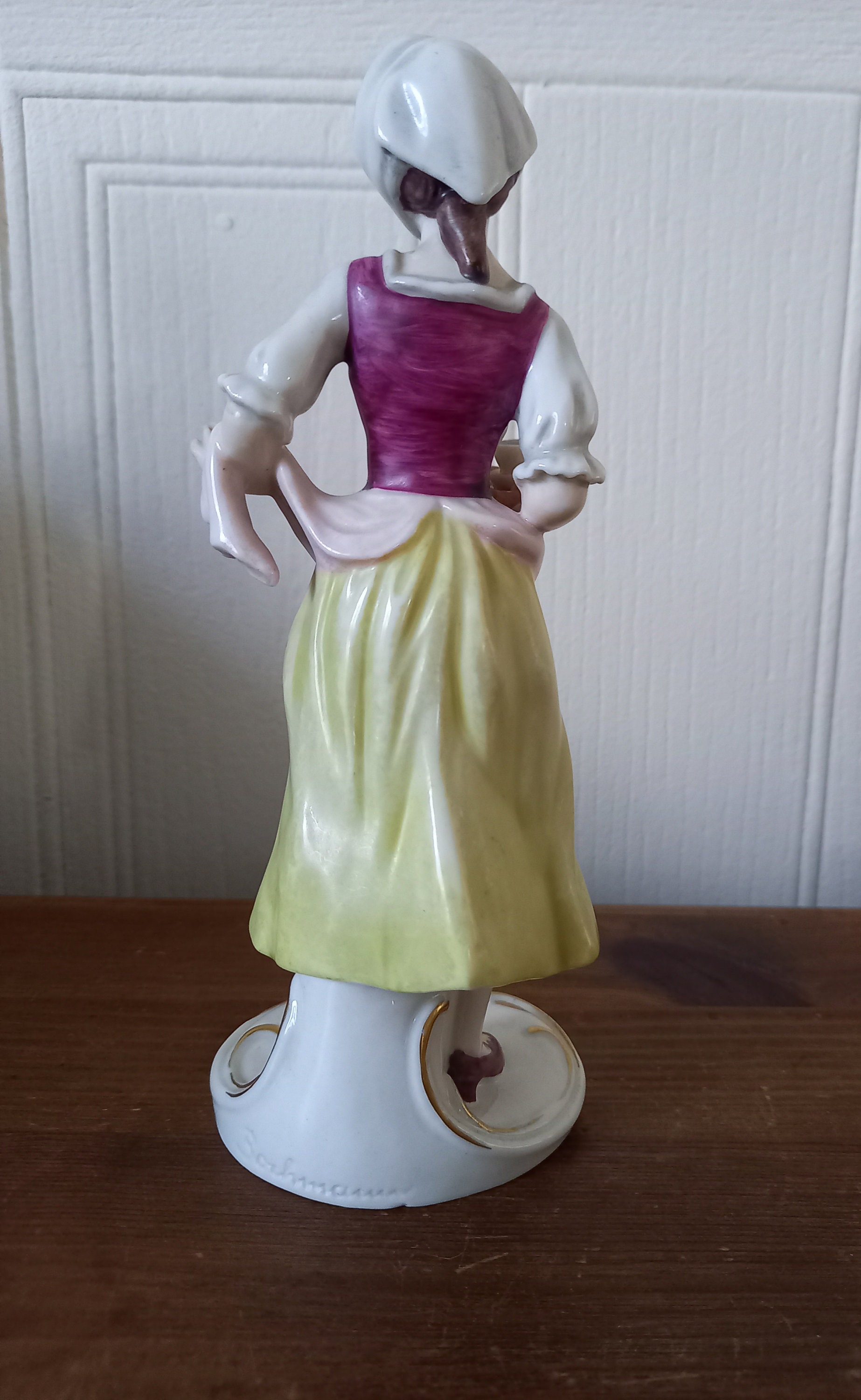 Vintage 60's Bochman Goebel Figure Girl Holding a Tray With a Coffee ...