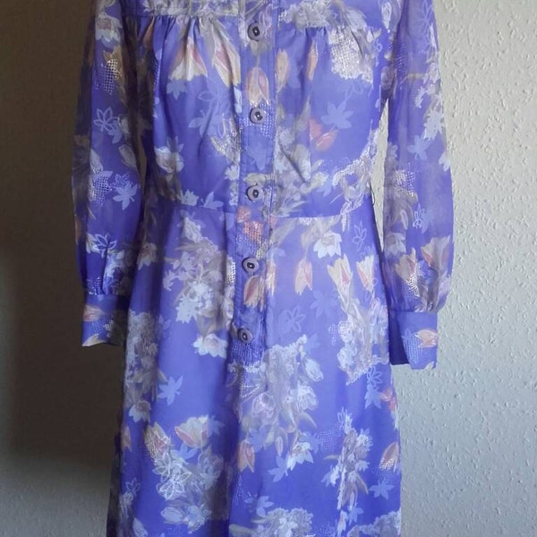 1960s Purple Dress - Etsy