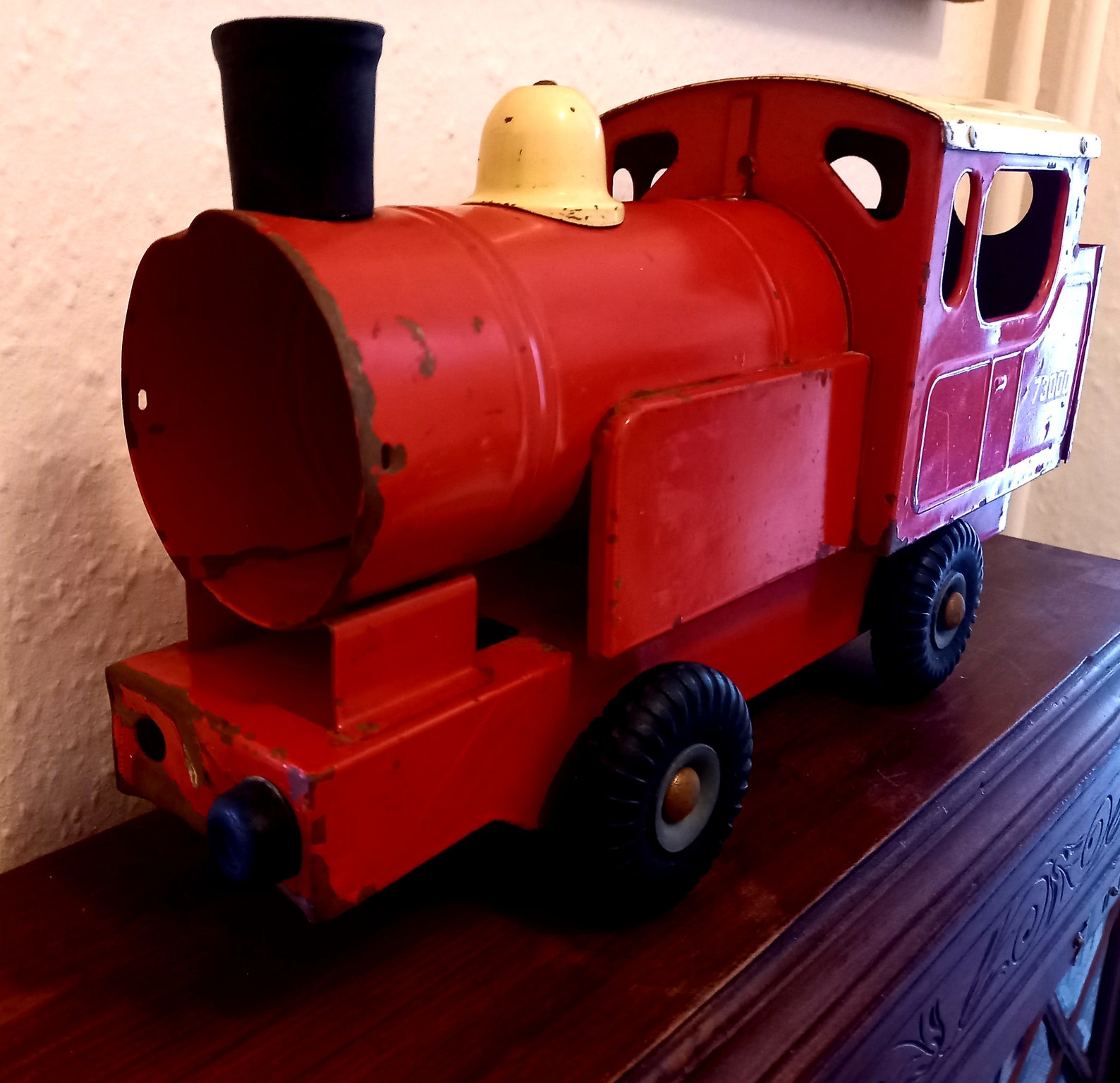 Vintage 50's Large Tri-ang Puff Puff Pull Train 7300 - Etsy