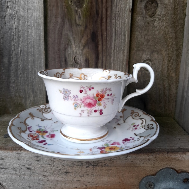 Antique Tea Cup Set - Etsy
