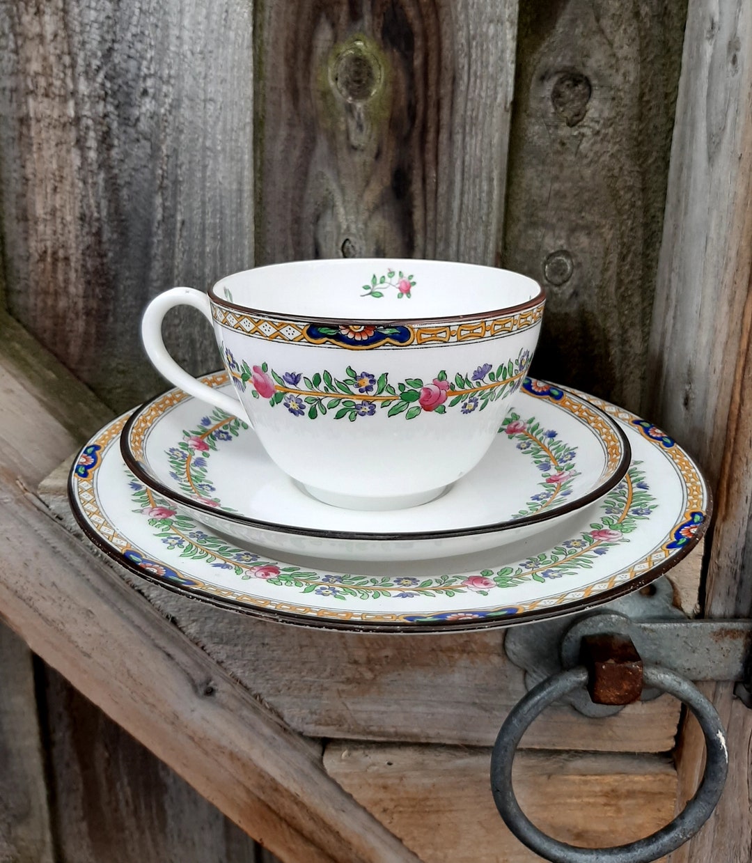 Rare Vintage Spode Copelands Tea Cup Trio 4828 - Etsy UK