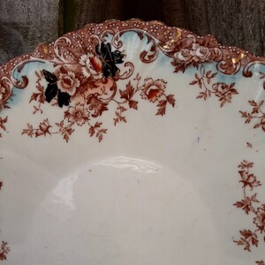 Antique Meir China Barker Brothers Floral Dinner Plate - Etsy