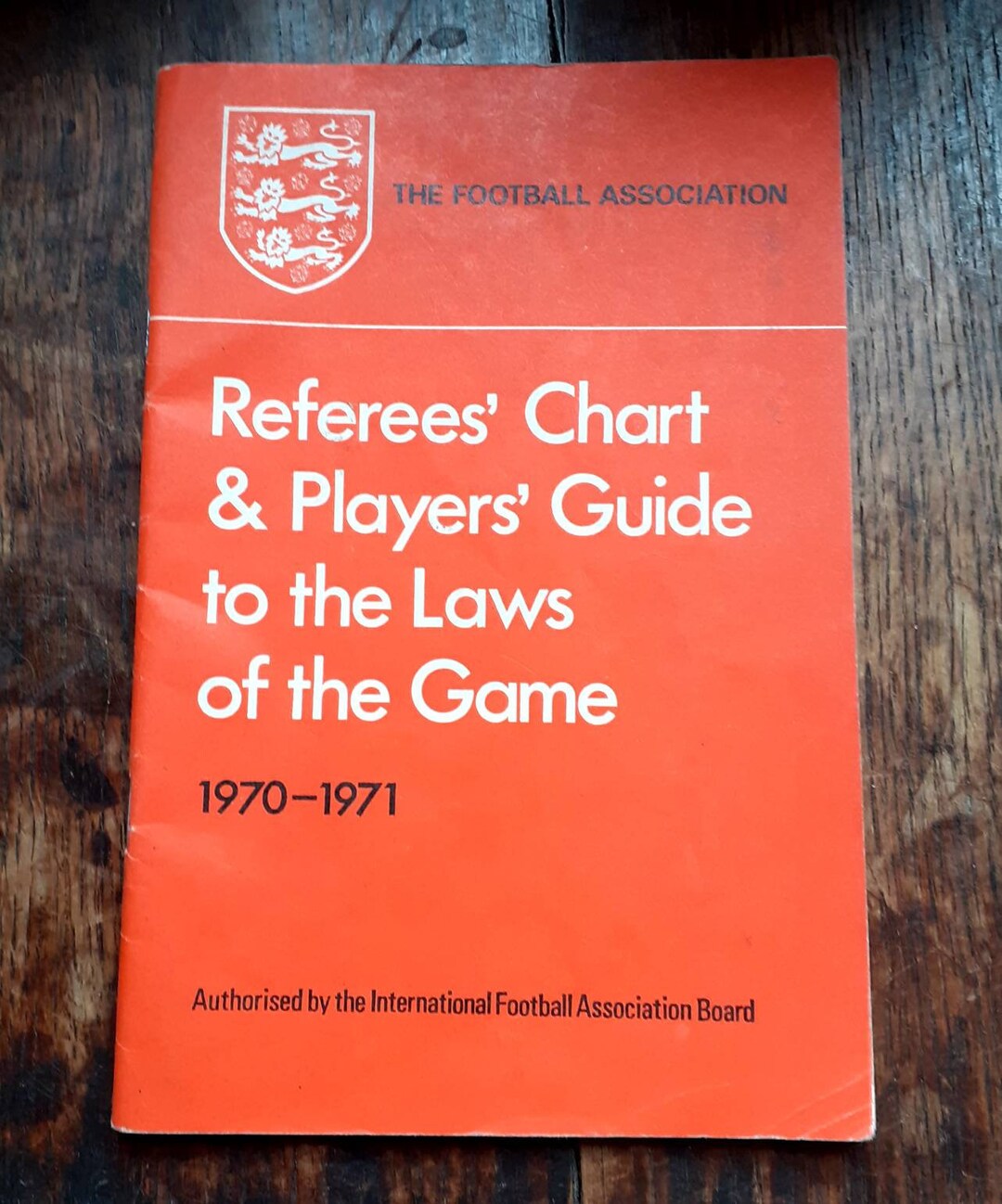 The Football Association Referees Chart,and Players Guide to the Laws ...