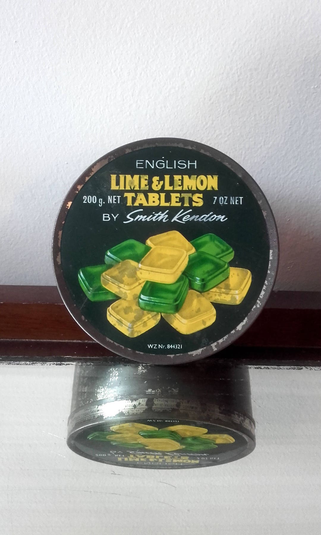 Rustic 70's Chic Smith Kendon Lime & Lemon Tablets Travel Sweets Tin ...