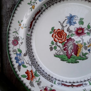 Vintage Spode Chinese Rose Lunch Plate - Etsy