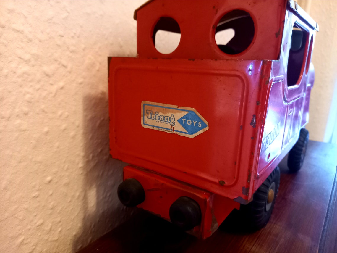 Vintage 50's Large Tri-ang Puff Puff Pull Train 7300 - Etsy