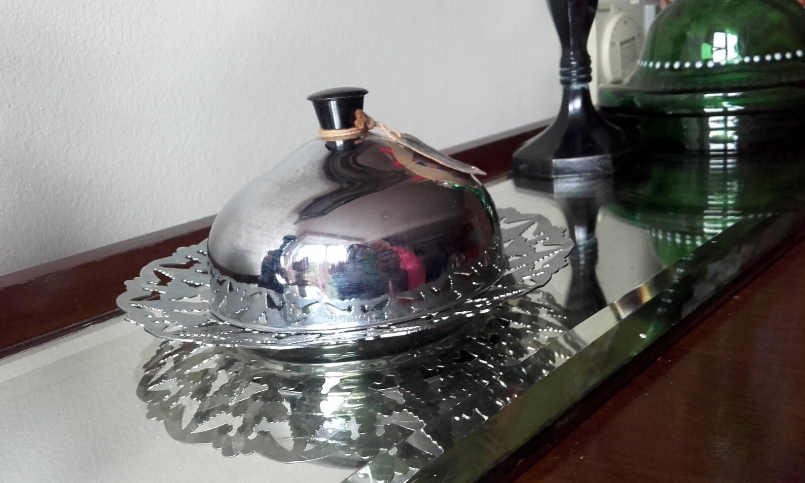 Vintage 60's Silver stainless Mayell England Dome shaped | Etsy