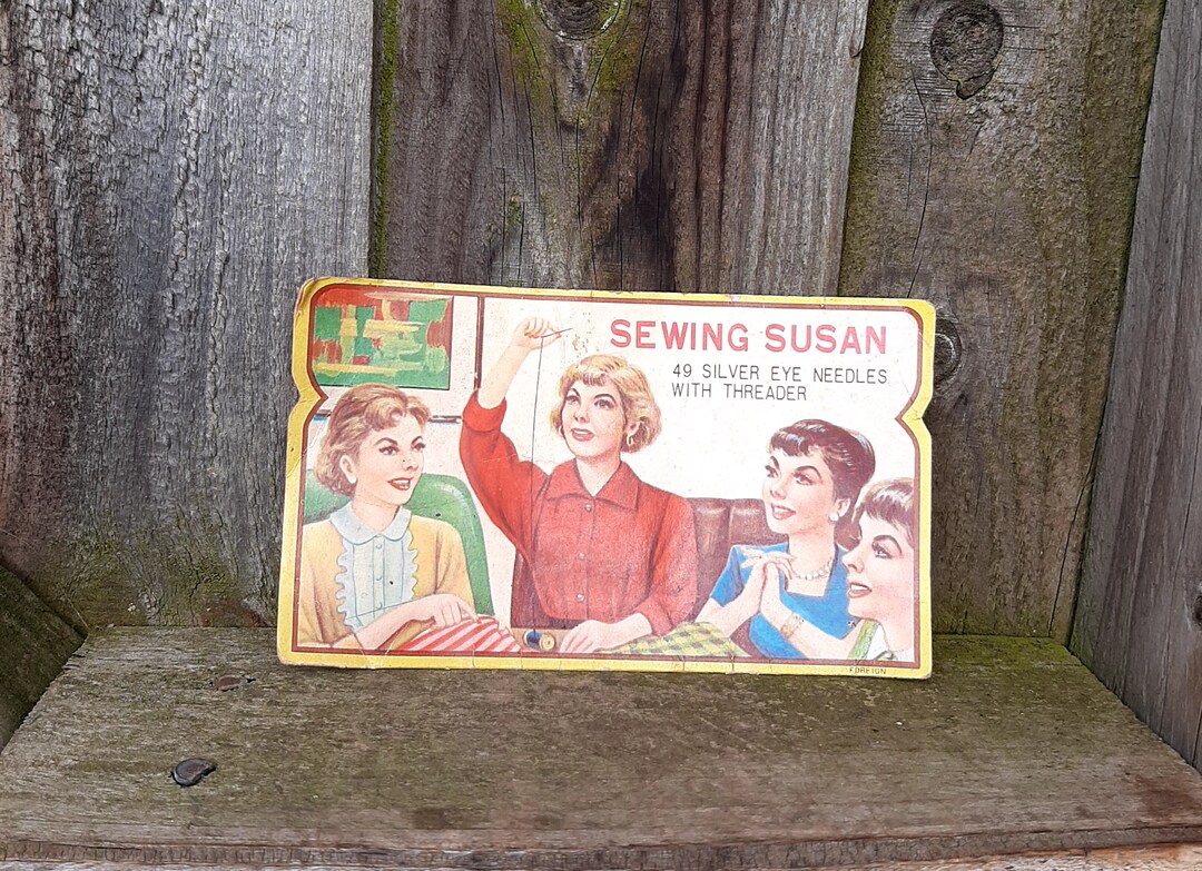Vintage 1960's Sewing Susan Needle Book - Etsy