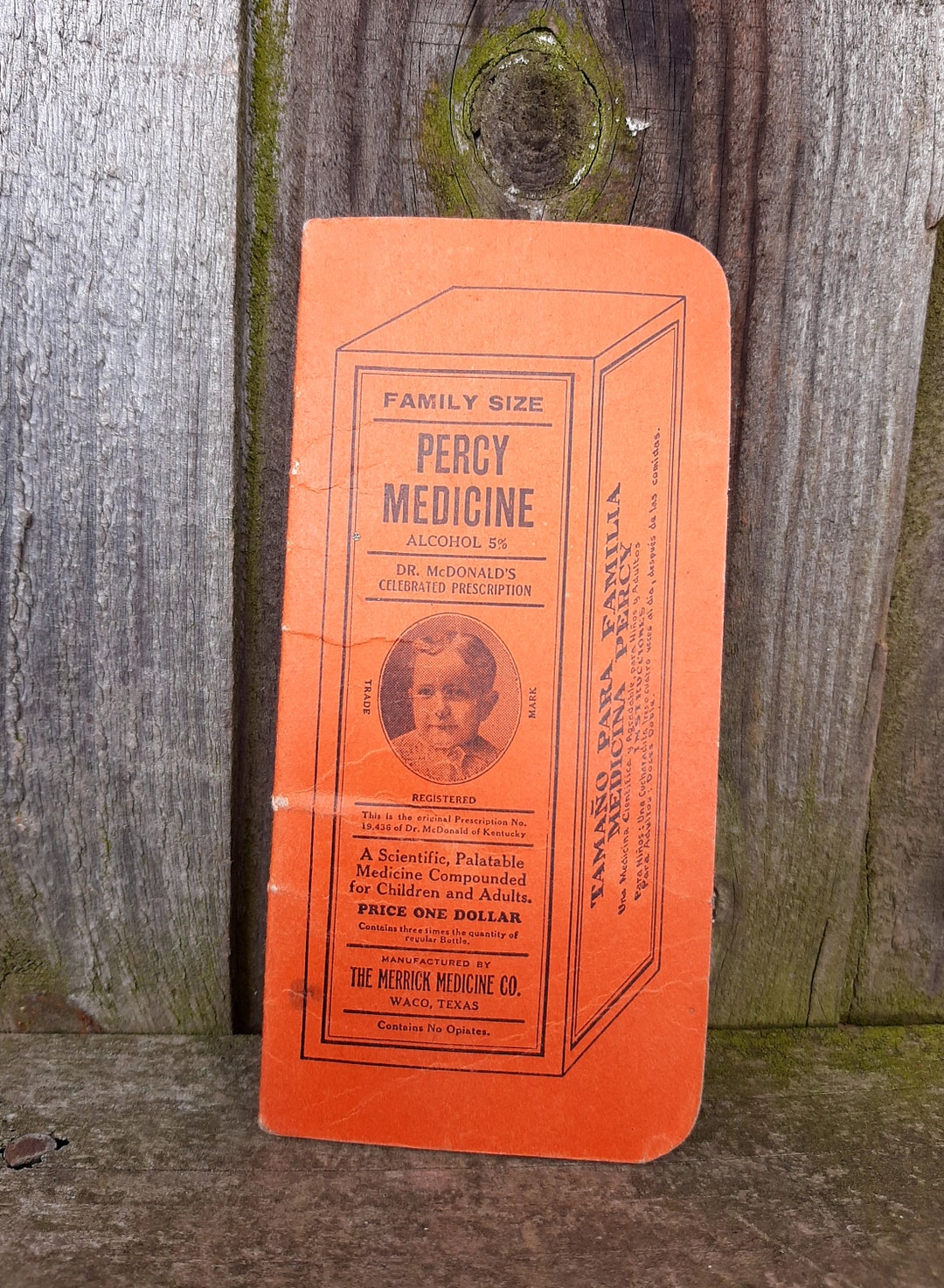Vintage 1940's Percy Medicine Advertising Note Pad - Etsy