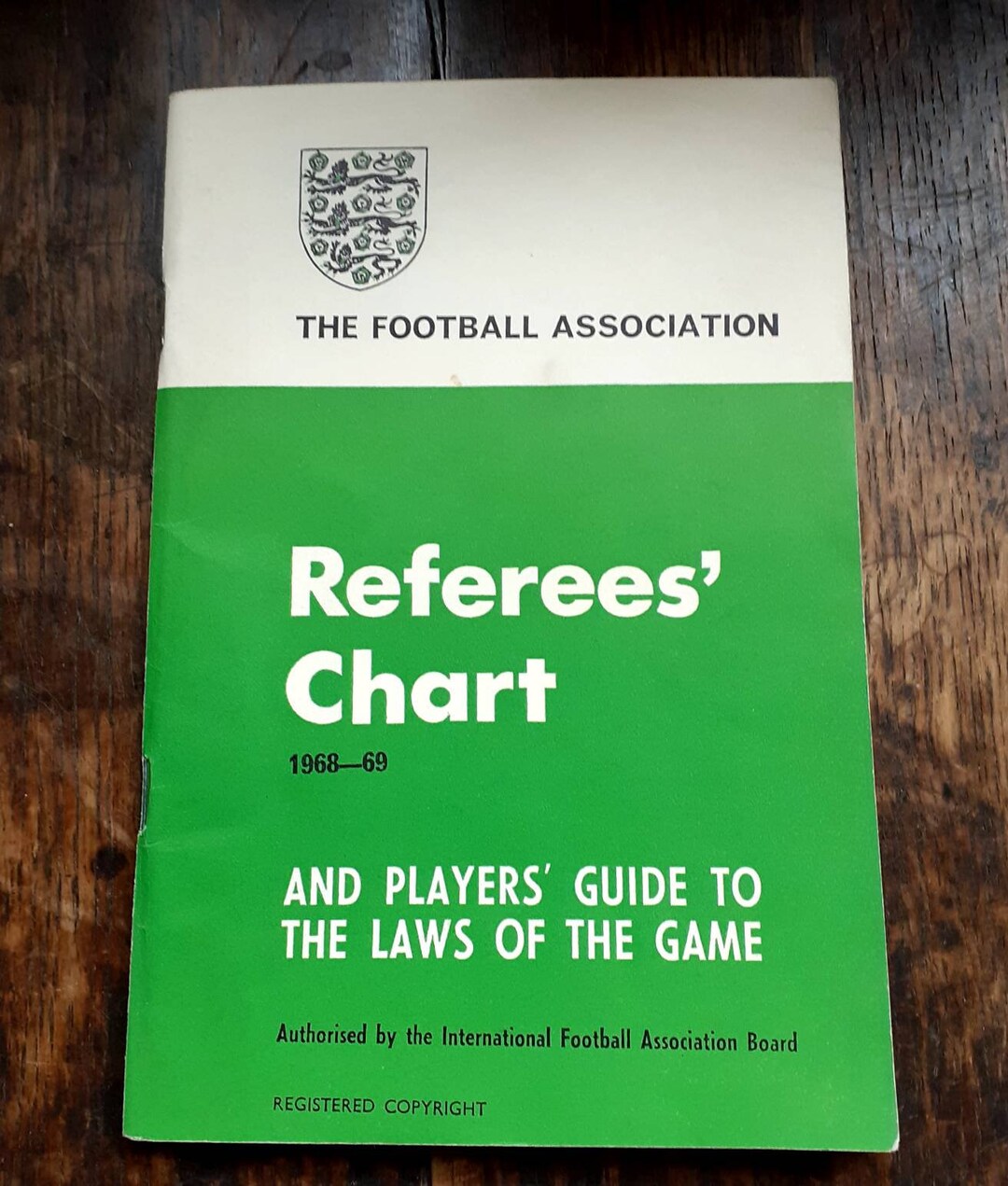 The Football Association Referees Chart,and Players Guide to the Laws ...