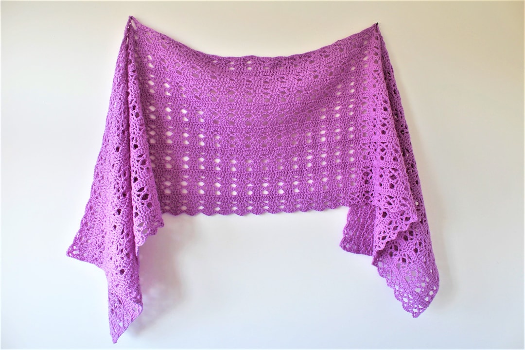 Ariana Lace Crochet Shawl Pattern: Beginner Friendly (PDF Pattern) - Etsy
