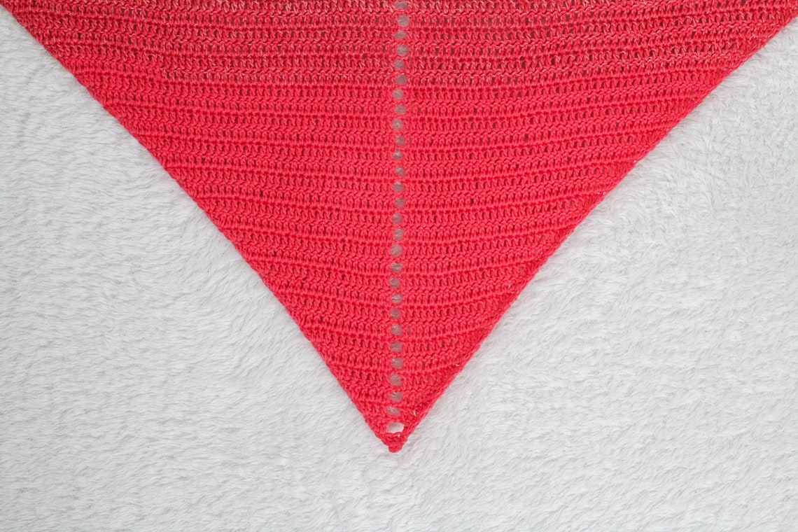 BOTTOM UP SHAWL Crochet Shawl Pattern Triangle Shawl | Etsy