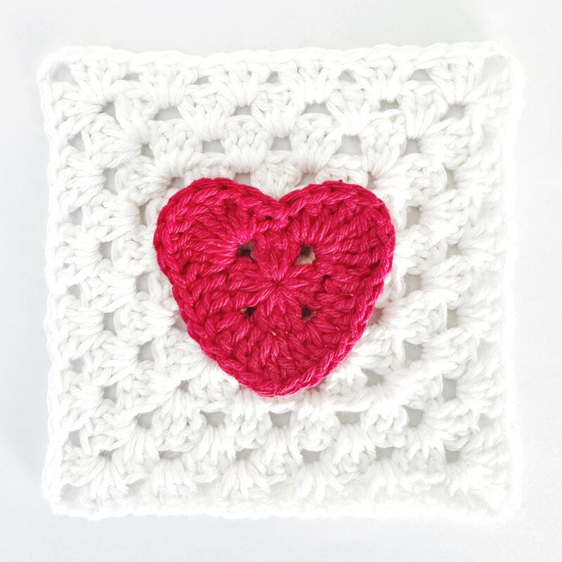 Heart Granny Square Pattern - Etsy