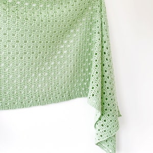 Dewdrop Sideways Shawl, Crochet Shawl Pattern, Crochet Rectangle Shawl Pattern, Crochet Pattern ...