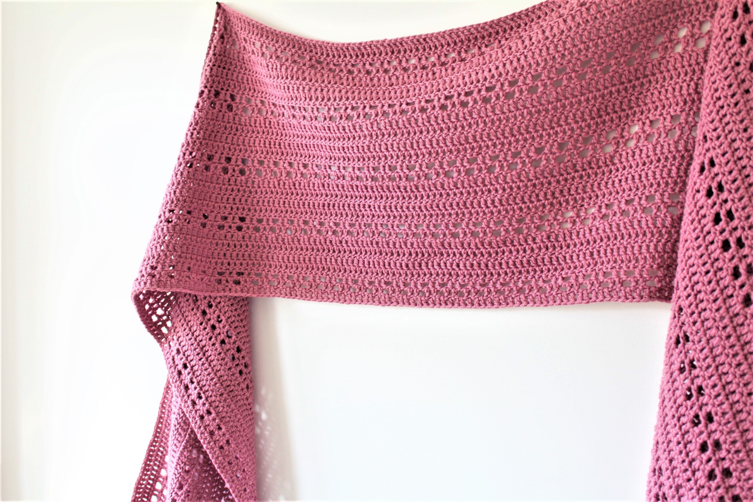 Orla Top Down Shawl, Crochet Shawl Pattern, Crochet Pattern, Filet ...