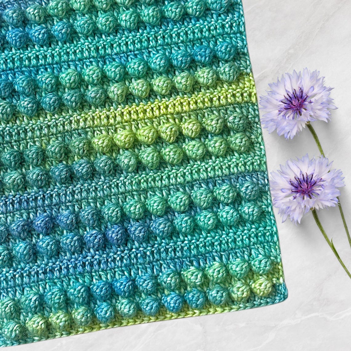 Charming Bobble Crochet Baby Blanket Pattern (PDF Pattern) - Etsy