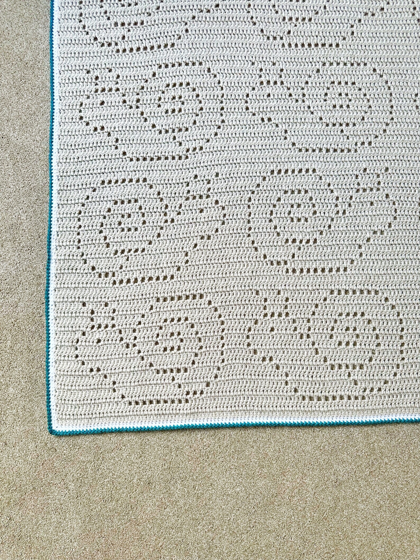 Shelby the Snail Blanket Pattern, Filet Crochet Snail Blanket Pattern ...