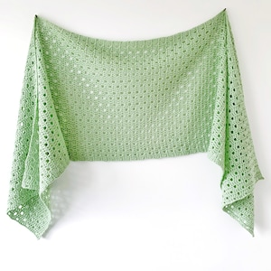 Dewdrop Sideways Shawl, Crochet Shawl Pattern, Crochet Rectangle Shawl Pattern, Crochet Pattern ...