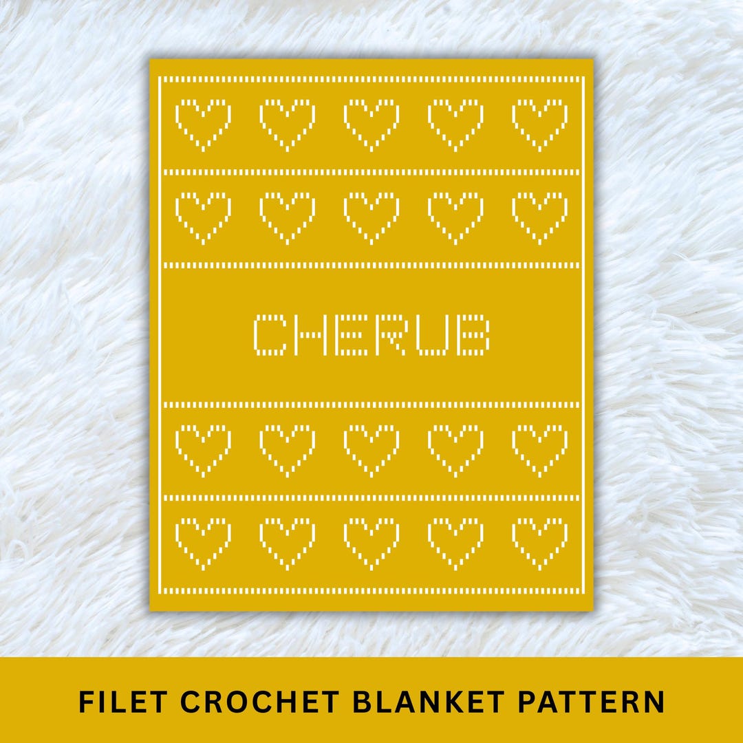 Filet Crochet Baby Blanket Pattern, Crochet Baby Blanket Pattern, Filet ...