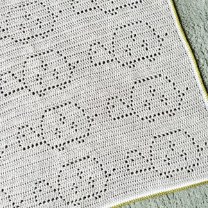 Timmy the Turtle Blanket Pattern, Filet Crochet Turtle Blanket Pattern ...